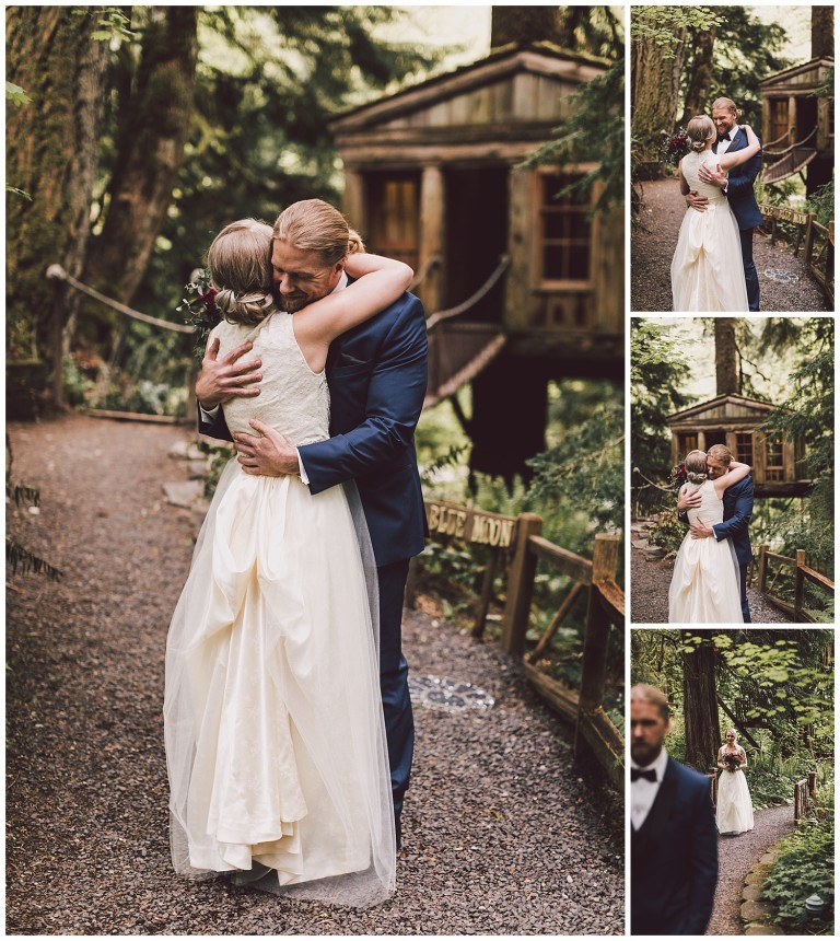 Buff Dudes, A Treehouse Point Wedding | Luma Weddings